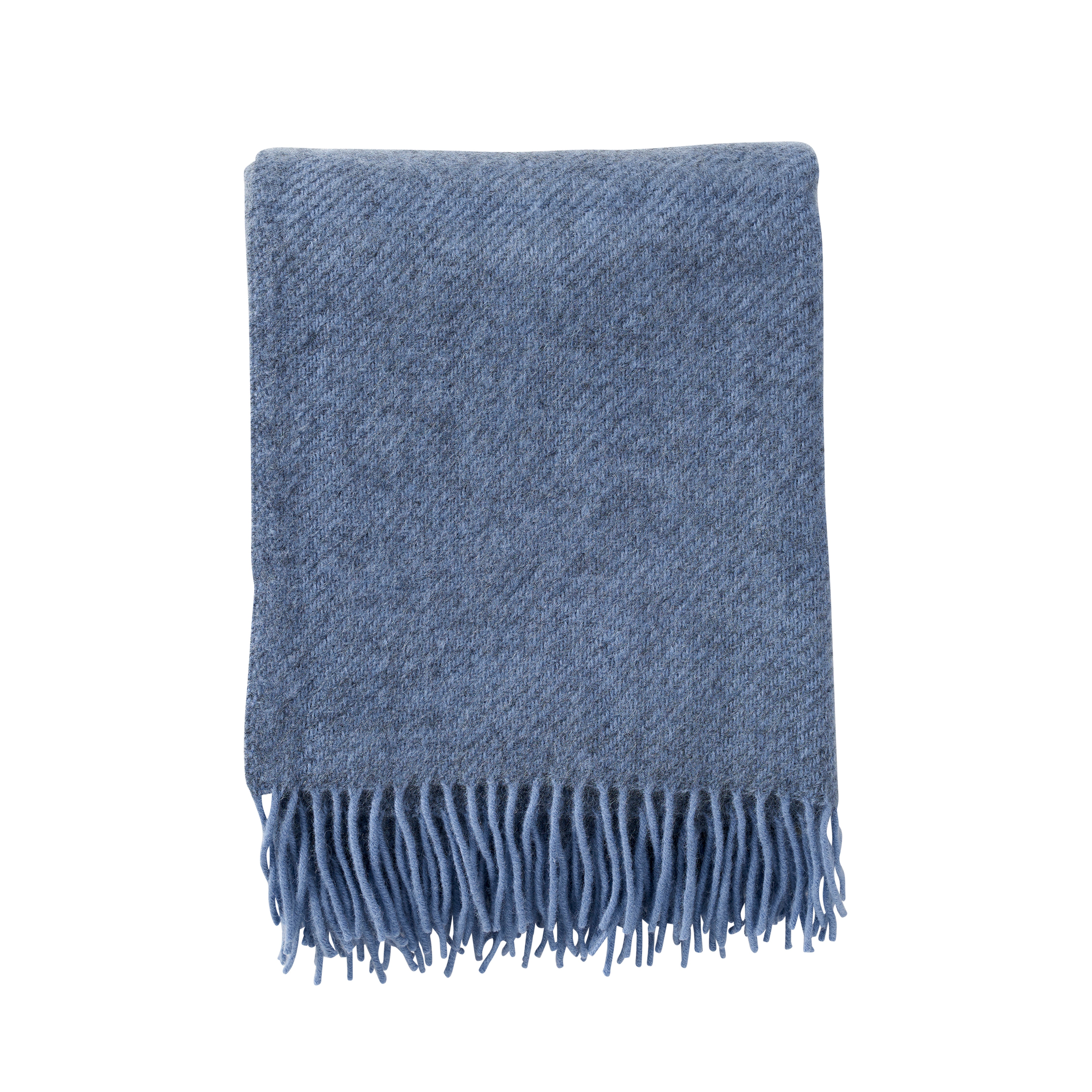 Klippan Blanket Gotland – Infinity Blue, Gotland Wool & Lambswool ...